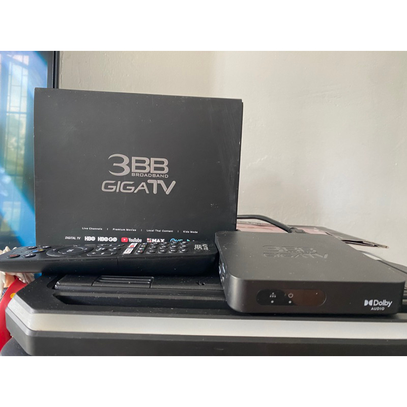 กล่อง 3BB GIGATV มีช่องมวยปล้ำ RAW MonoMax HBOฟรีตลอดอายุการใช้งาน อุปกรณ์ครบกล่อง ใช้งานได้ปกติ ...