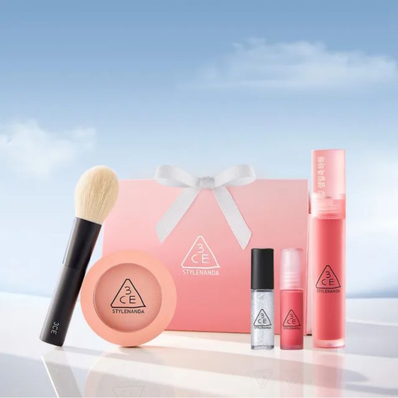 Special Set 3CE Blur water tint + Face blush แถมแปรง Gift box , mini ...
