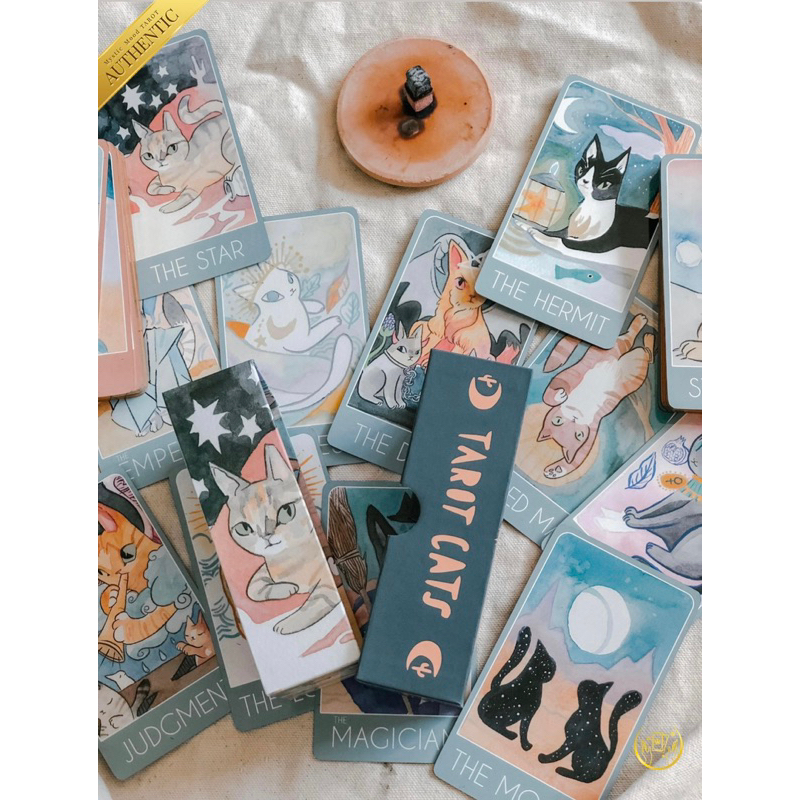 [พร้อมส่ง] ไพ่ทาโรต์ Tarot Cats ไพ่อินดี้ แท้ 100% | Shopee Thailand