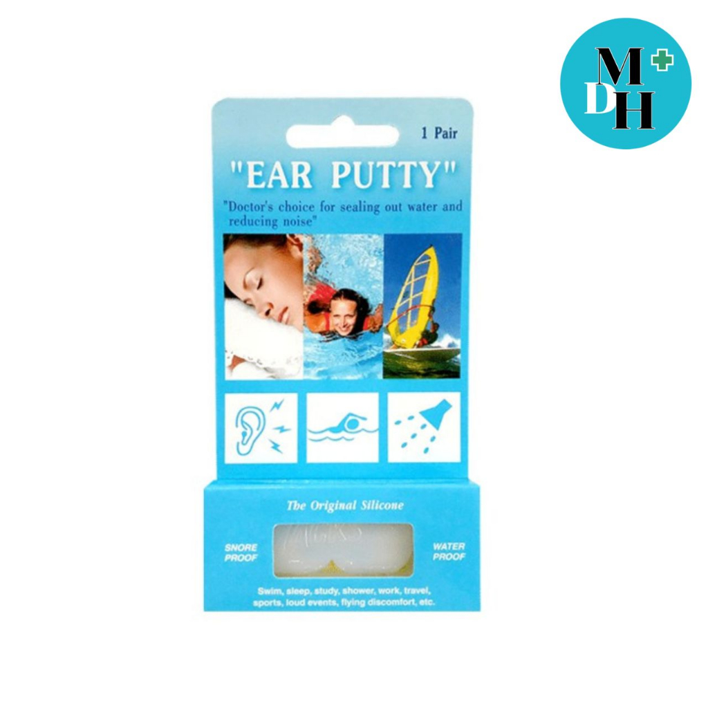 Ear Putty (Snore & Water Proof) ที่อุดหูแบบซิลิโคน กันน้ำและเสียงกรน 1 ...
