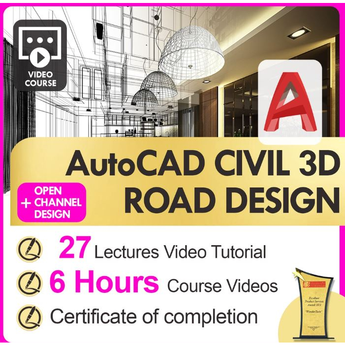 [Video Course] Road Design With AutoCAD Civil 3D + Open Channel Design ...