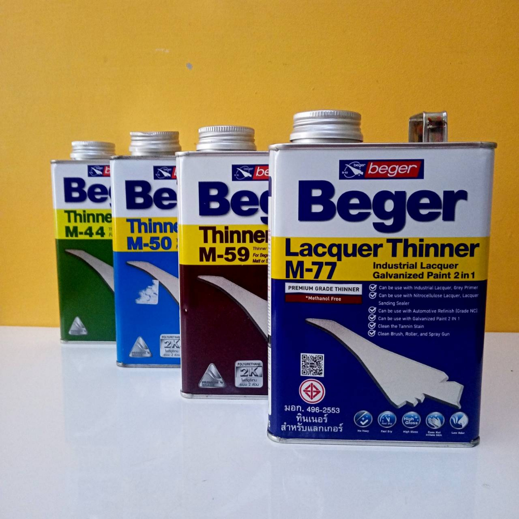 ฺBEGER ทินเนอร์, โพลียูรีเทน , แลกเกอร์ ขนาด 1 ลิตร | Shopee Thailand