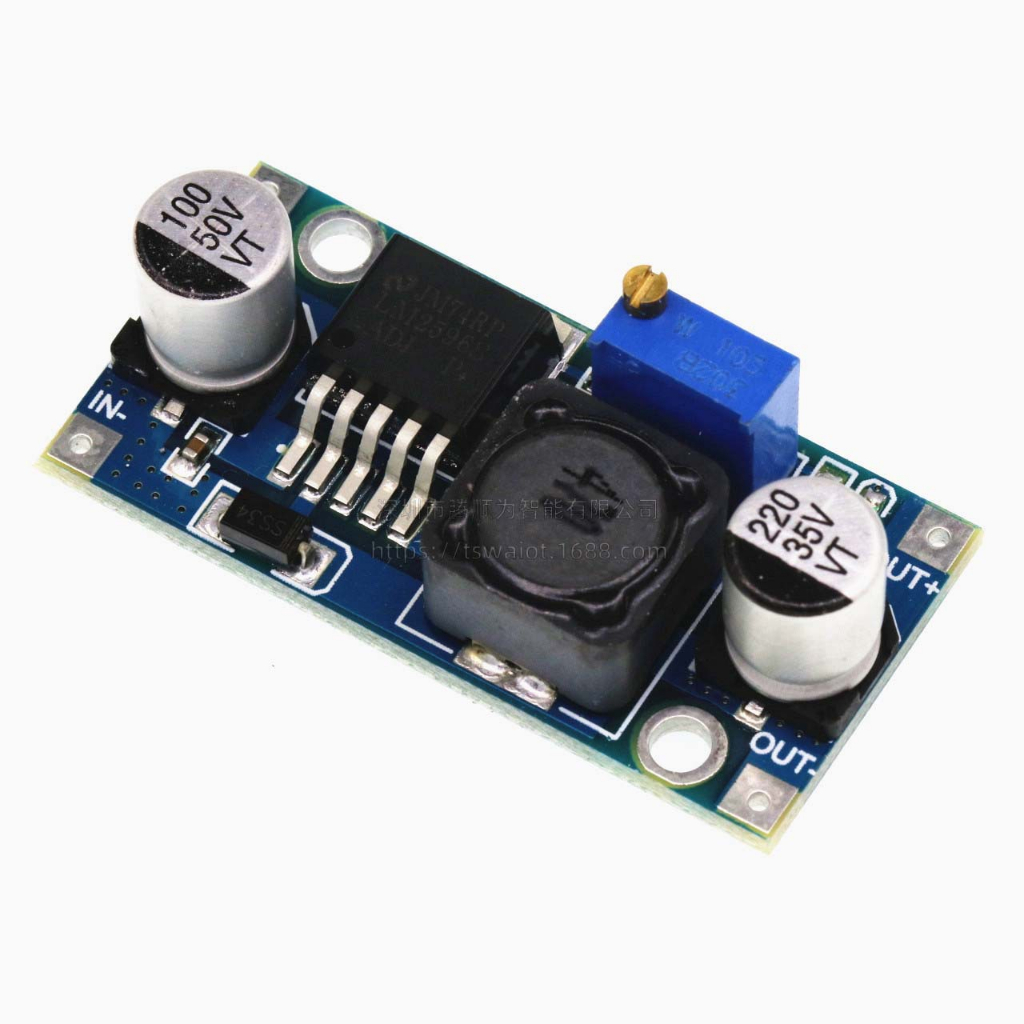 LM2596S DC-DC step-down power module BUCK 3A adjustable step-down module voltage regulator ...