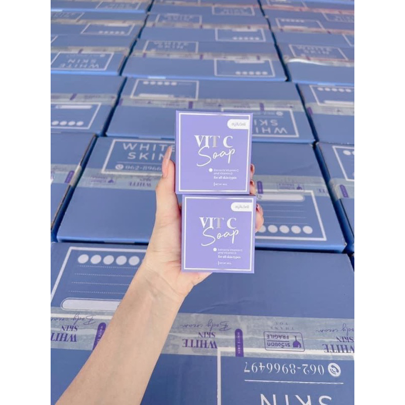 สบู่ส้มวิตามินซี Vitc ไวท์สกิน | Shopee Thailand