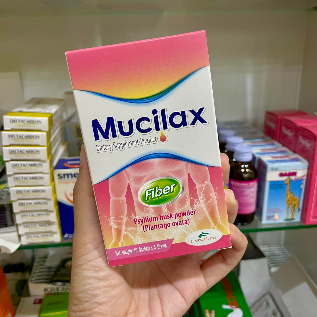 ((ส่งจากร้านยา)) Mucilax Fiber ไฟเบอร์ รสกลิ่นพรุน 10 ซอง (ตัวเดียวกัน ...