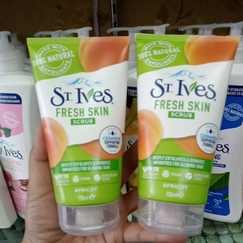 St.ives fresh skin scrub 150ml. | Shopee Thailand