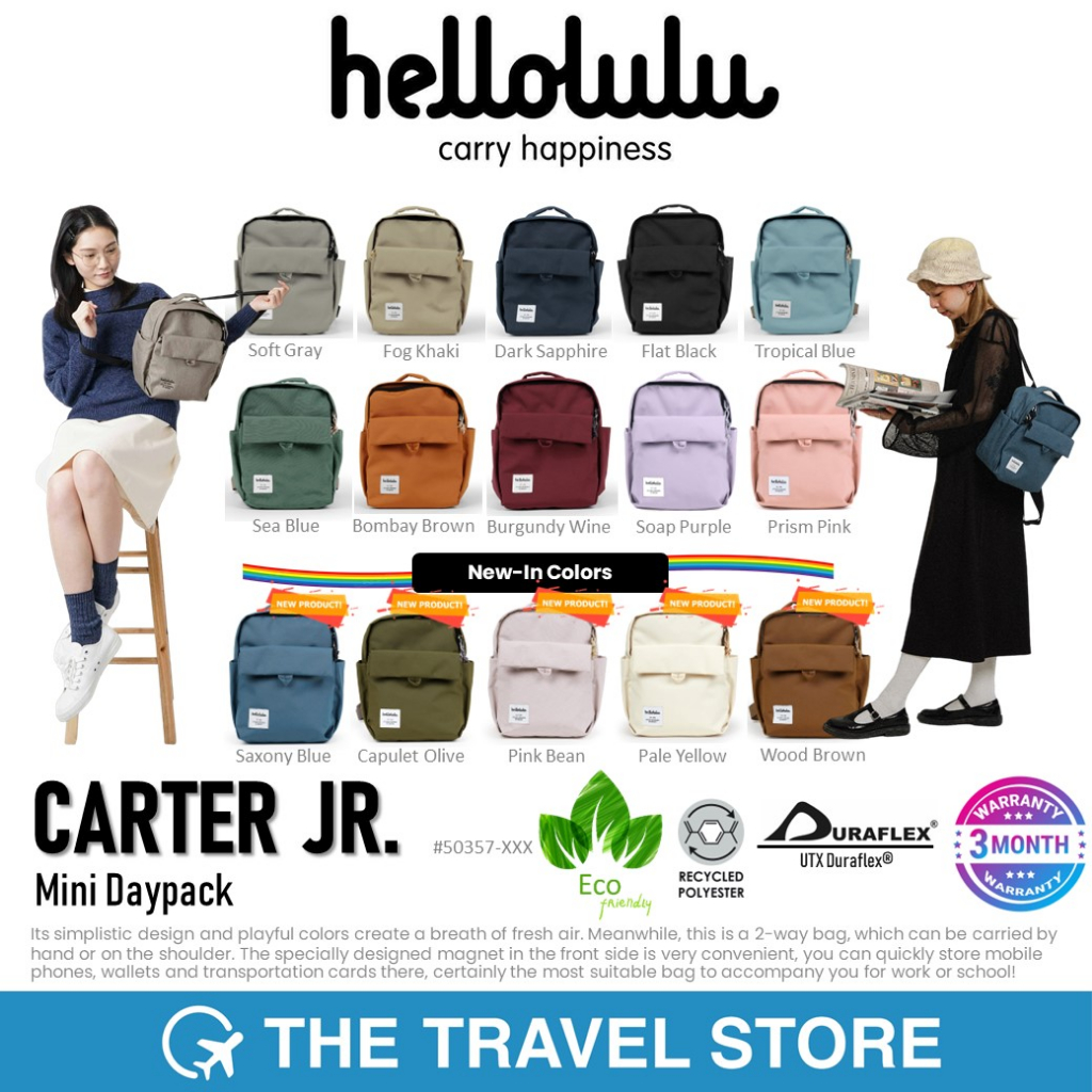 HELLOLULU CARTER JR. Mini Daypack (50357-XXX) กระเป๋าเป้ สะพายหลัง | Shopee Thailand