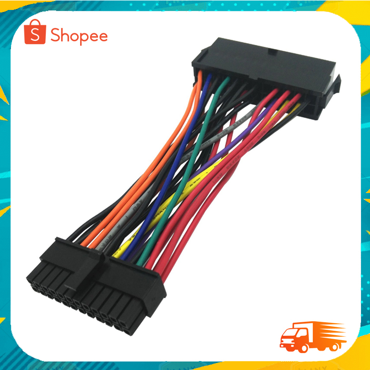 24 Pin Female to Mini 24 Pin Male ATX Main Power Adapter Cable | Shopee ...