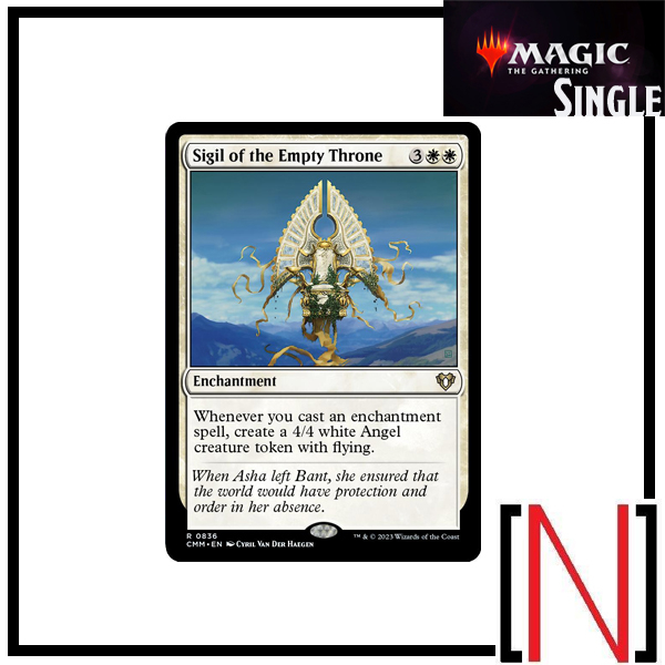 [MTG][Single][CMM] Sigil of the Empty Throne ระดับ Rare [ภาษาอังกฤษ ...