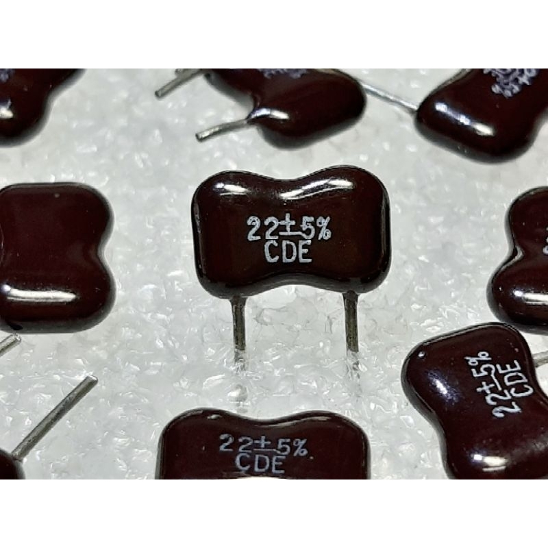 CDE 22pf 500v Silver Mica capacitor ตัวเก็บประจุ คาปาซิเตอร์ | Shopee ...