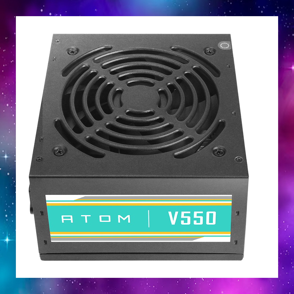 POWER SUPPLY (อุปกรณ์จ่ายไฟ) ANTEC ATOM V550 550W ใช้งานได้ปกติ ...