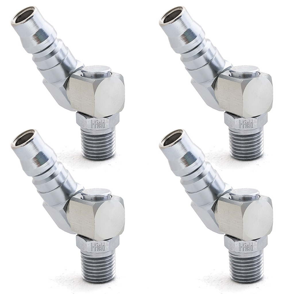 [Made in Japan] I.Field Swivel Fitting for Air Tools: Dual-Axis Quick ...