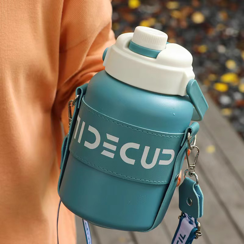 กระติกเก็บเย็น แก้วเก็บเย็น24ชม กระติกน้ำเก็บความเย็น1100ML 316สแตนเลส แก้วเก็บเย็น แข็งแรงทนทาน ...