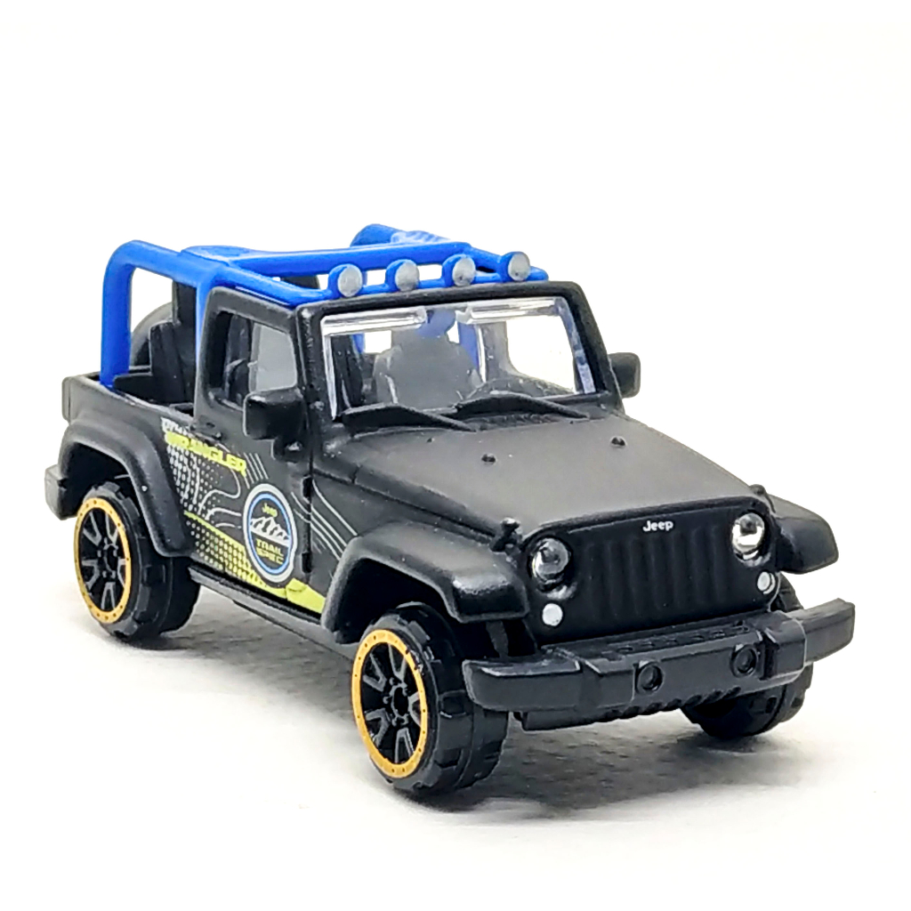 Majorette Jeep Wrangler Rubicon - Jeep Trail Spec - สีดำด้าน /scale 1/ ...