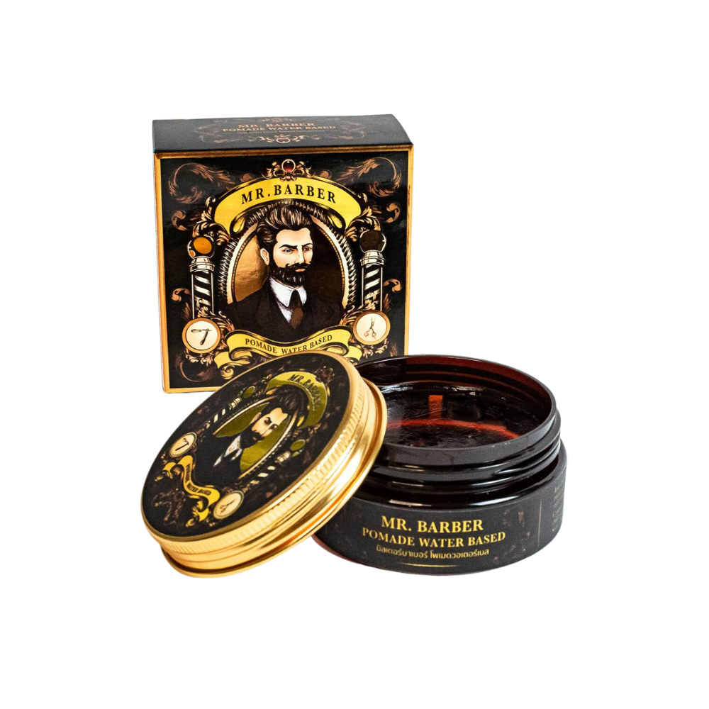 mr barber pomade men premium เซ็ตผมผู้ชาย ปอมเมด โพเมด แว๊กซ์จัดทรงผม ...