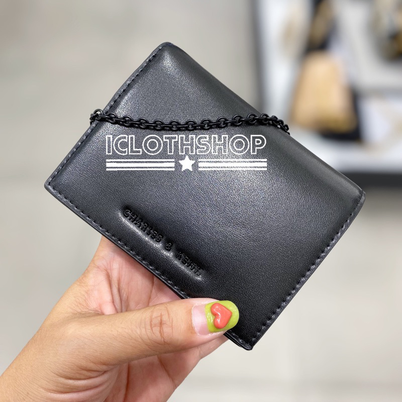 CHARLES & KEITH : CK6-10680910 size.XXS กระเป๋าสตางค์มีสายสะพายยาวค่ะ ...