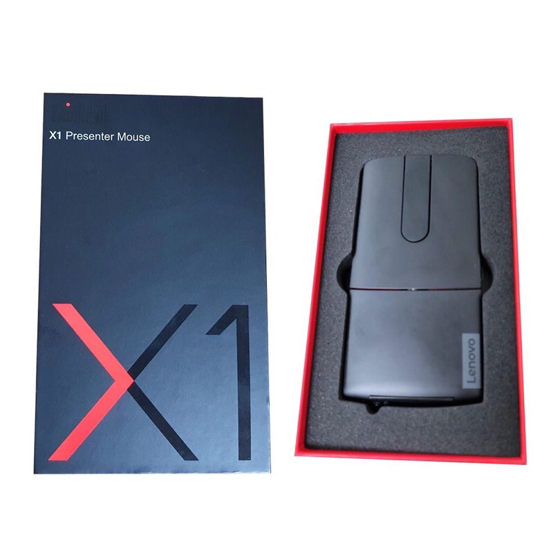 Lenovo ThinkPad X1 Presenter Mouse (Black) - Wireless Mouse with Laser ...
