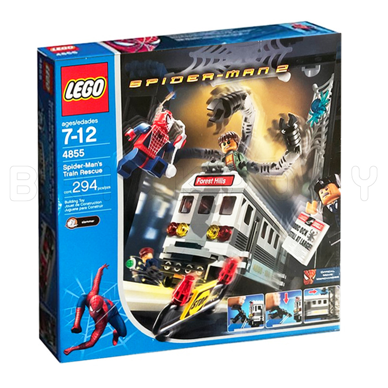 4855 : LEGO Spider-Man's Train Rescue (สินค้ามีตำหนิเล็กน้อย) | Shopee ...