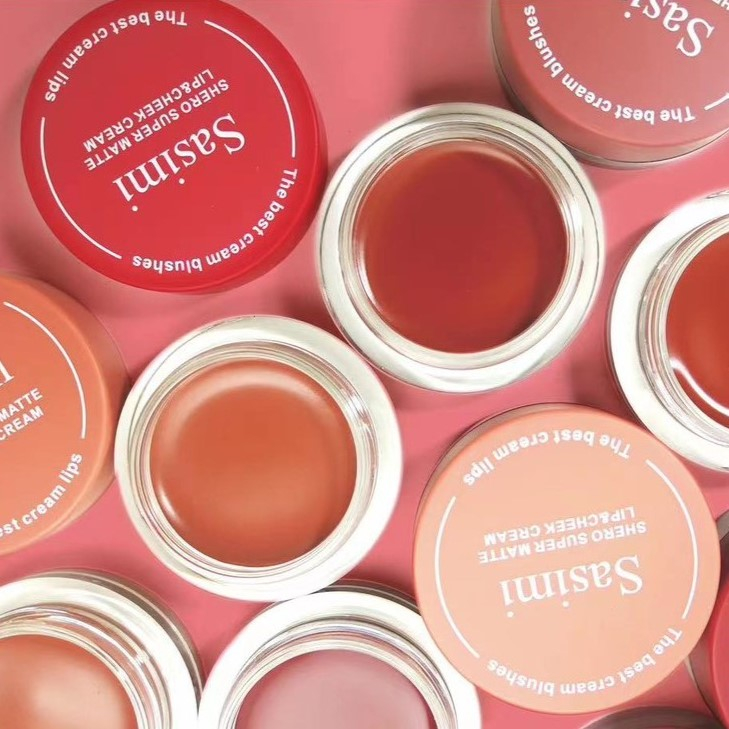 SASIMI 2IN1 Lip&Cheek Cream ลิป และ บลัชออนเนื้อครีม เนื้อเนียน สีสวย ...