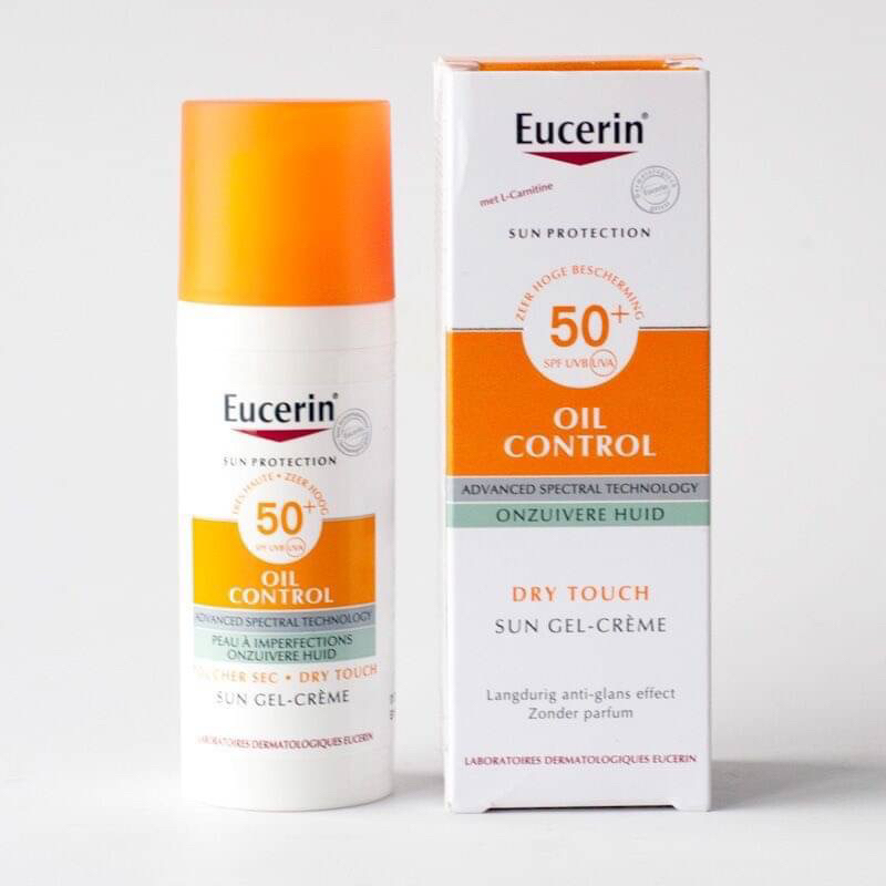 กันแดดEucerin Oil Control Sun Gel Cream SPF 50+ ขนาด 50ml | Shopee Thailand