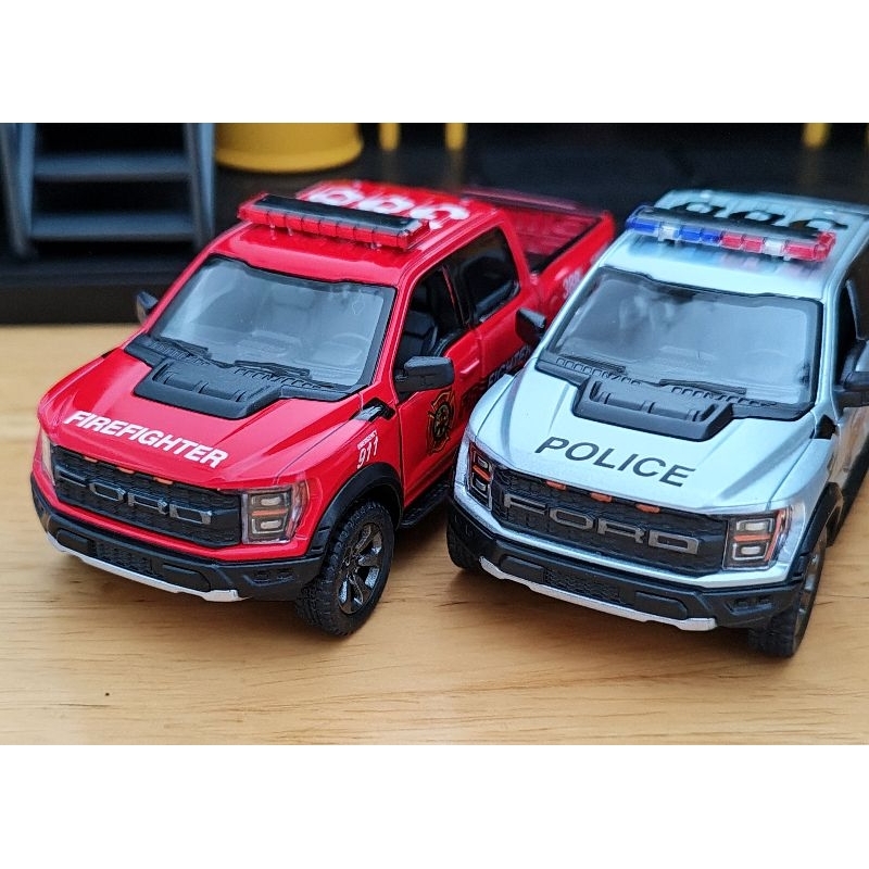 โมเดล รถตำรวจ Ford F-150 SVT Raptor pickup police โมเดลรถเหล็ก | Shopee ...