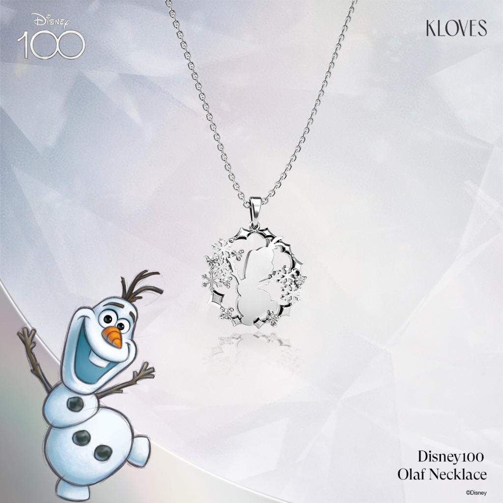 KLOVES - Disney 100 Years Limited Edition | Olaf Necklace สร้อยคอ ...