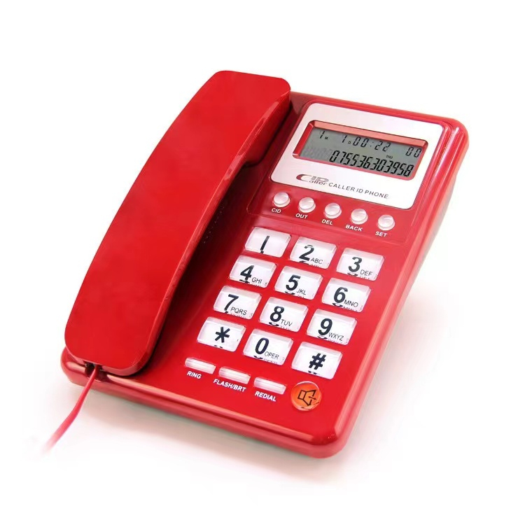 Panasonic โทรศัพท์บ้าน KX-T2007 ของแท้100% โทรศัพท์บ้าน (สีดำ,สีดำ,สีขาว) โทรศัพท์มีสาย โทรศัพท์ ...