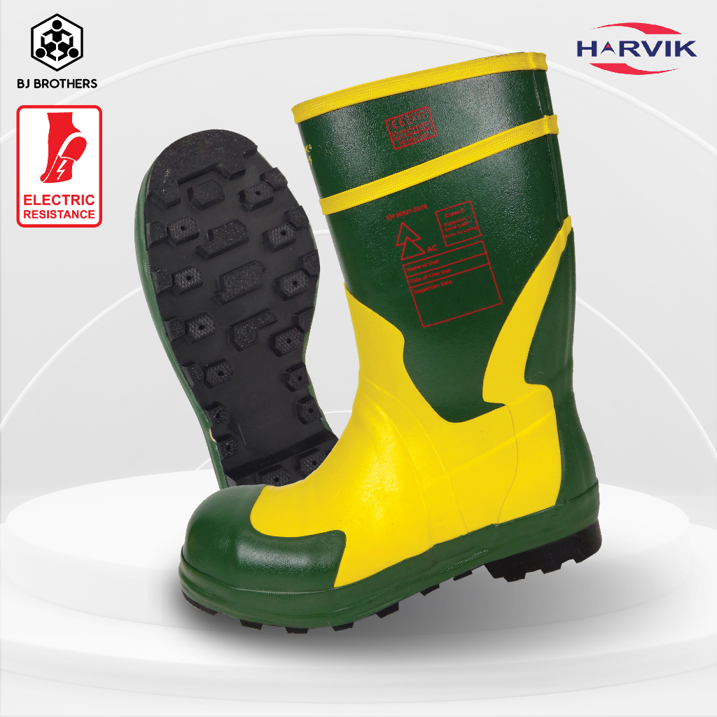 รองเท้าบูทยาง กันไฟฟ้าแรงสูง Harvik รุ่น9726 ผู้นำเข้า ของแท้100% Lot ...