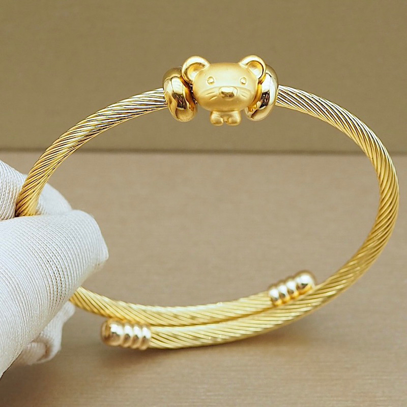 Anya Charm ปีชวด ทองคำแท้ 99.9% นน.0.4-0.45 กรัม | Shopee Thailand