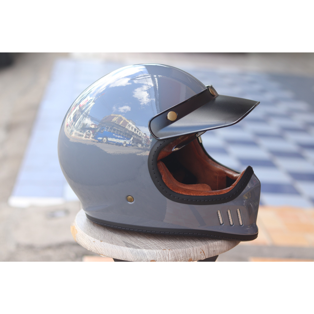 หมวกกันน็อคหุ้มคางวินเทจ Bilmola Rx100 ของเข้าใหม่จ้า | Shopee Thailand