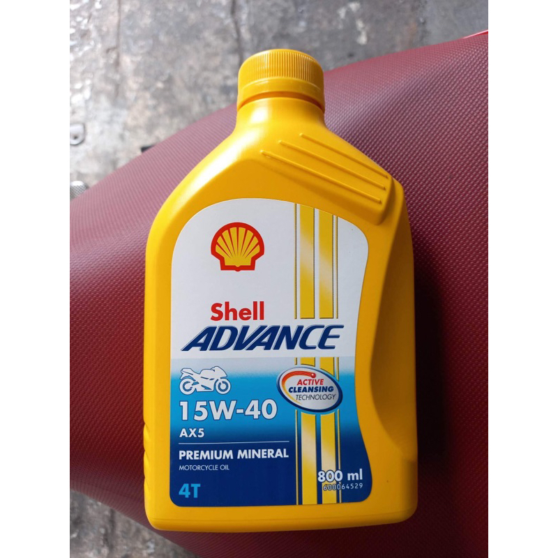 น้ำมันเครื่อง shell advance 4t ax5 15w-40 | Shopee Thailand