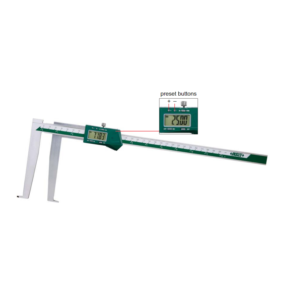 เวอร์เนียวัดร่องในรู ( Digital Inside Groove Caliper ) INSIZE รุ่น 1178 ...