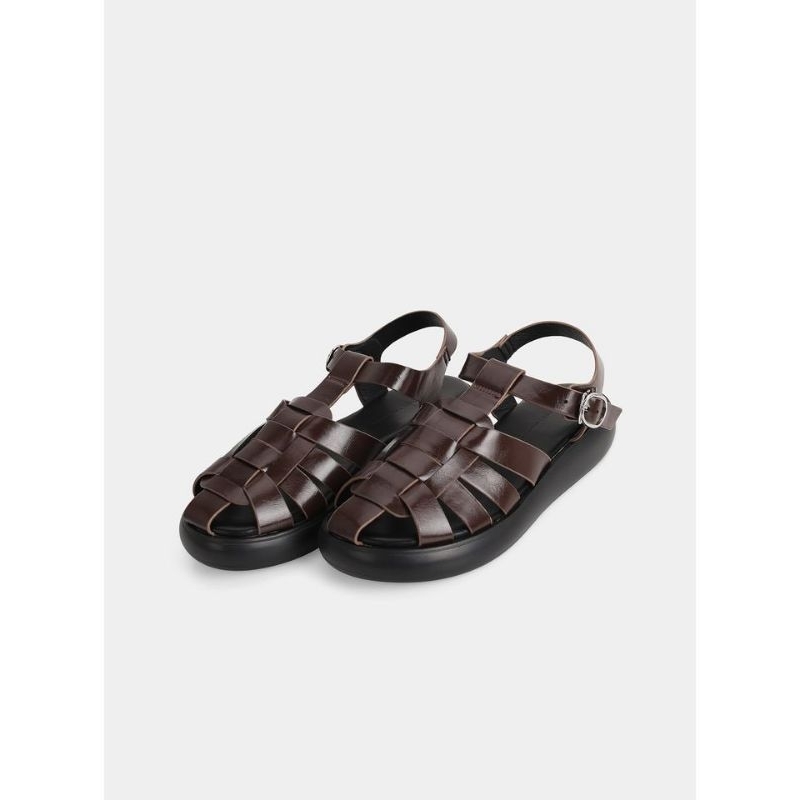 #พร้อมส่ง รองเท้า shoopen - cushioned platform fisherman sandals ...