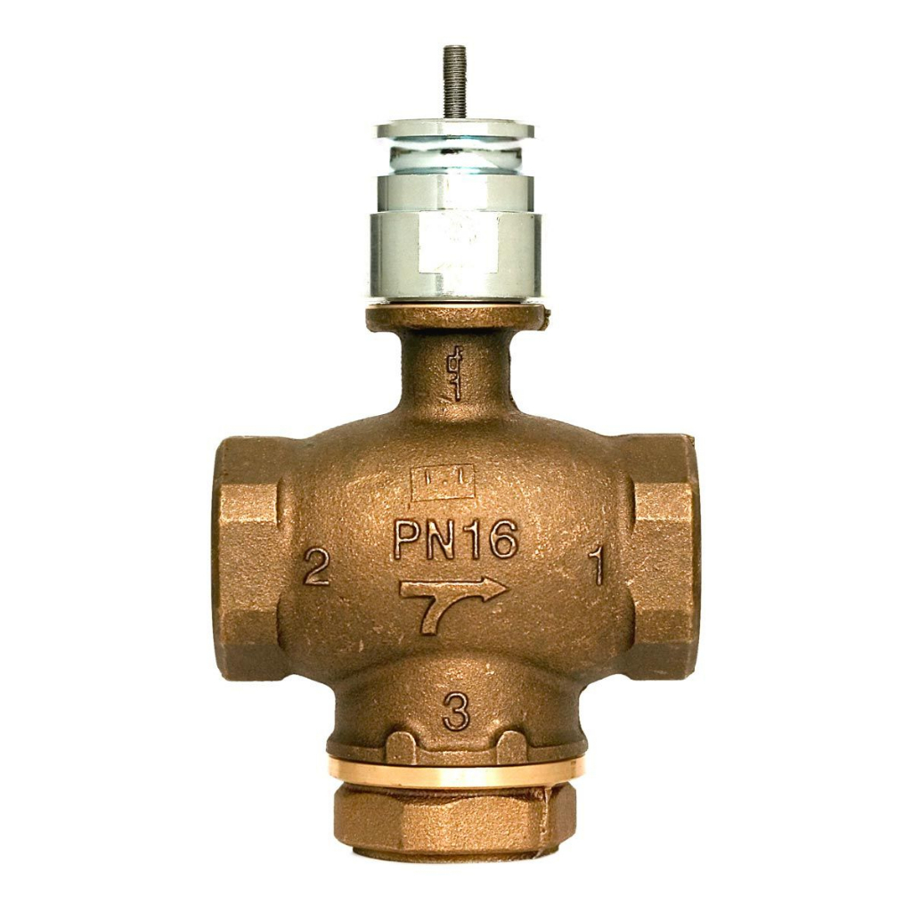3TBB32 - 3 way bronze valve 1 1/4" Kvs 16 (iSMA CONTROLLI) | Shopee ...
