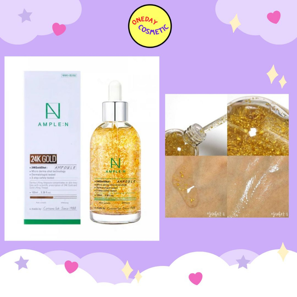 AMPLE:N 24K Gold Shot Ampoule 100ml | Shopee Thailand