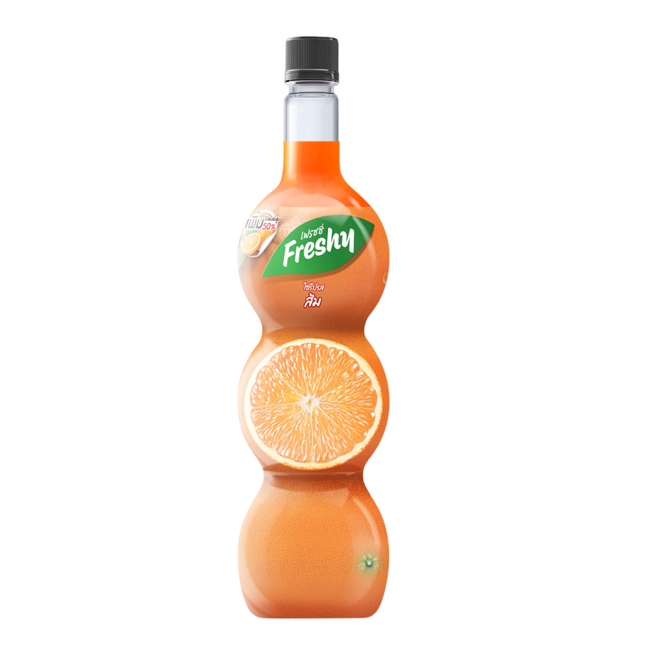 Freshy Syrup with Orange 710ml-Carton 12 | Shopee Thailand