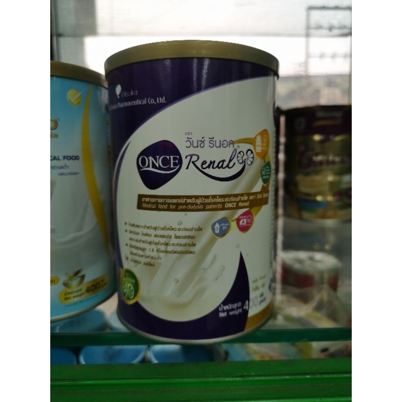 วันซ์ รีนอล อาหารทางการแพทย์สำหรับผู้ป่วยโรคไต 400 กรัม Once Renal 400 ...