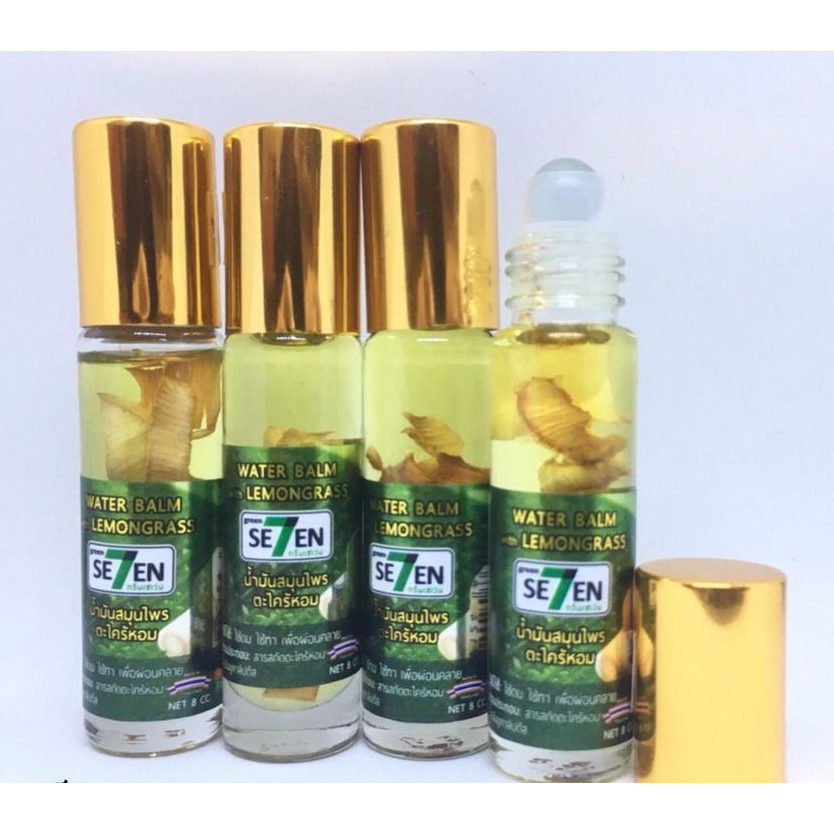 กรีนเซเว่น Green Seven water balm with lemongrass น้ำมันสมุนไพร ...