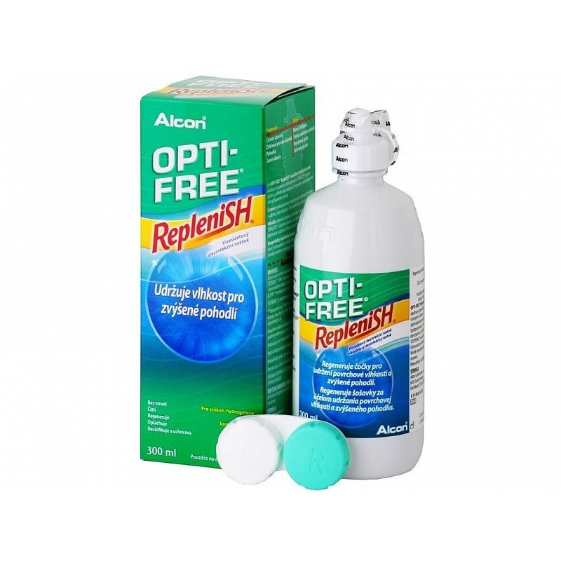 Alcon น้ำยาแช่คอนแทคเลนส์ Alcon Opti-Free Replenish | Shopee Thailand