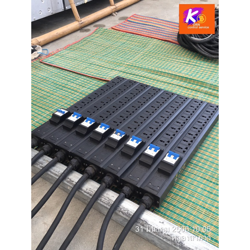 รางปลั๊กไฟฟ้าPDU4-8-9-10-12vct3x6ยาว5-10เมตร | Shopee Thailand