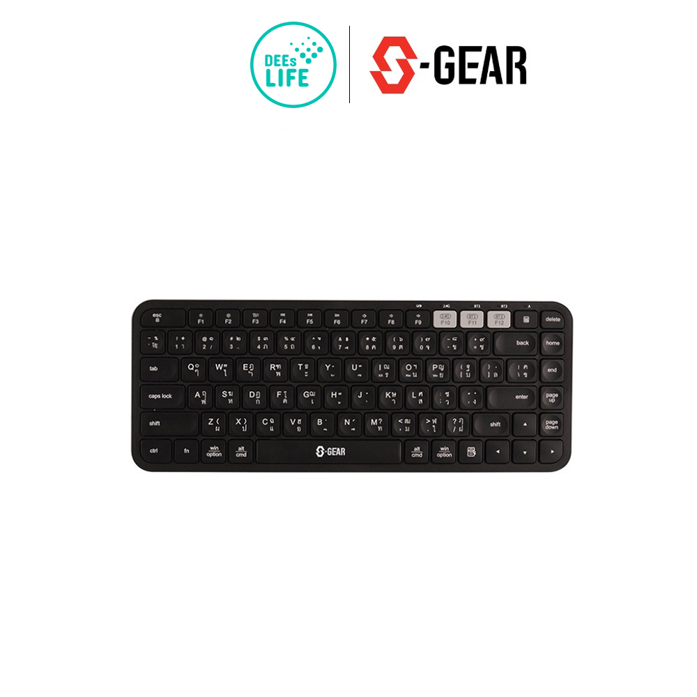 S-GEAR KEYBOARD MULTIDEVICE BLUETOOTH (คีย์บอร์ด) รุ่น KBH701 | Shopee ...