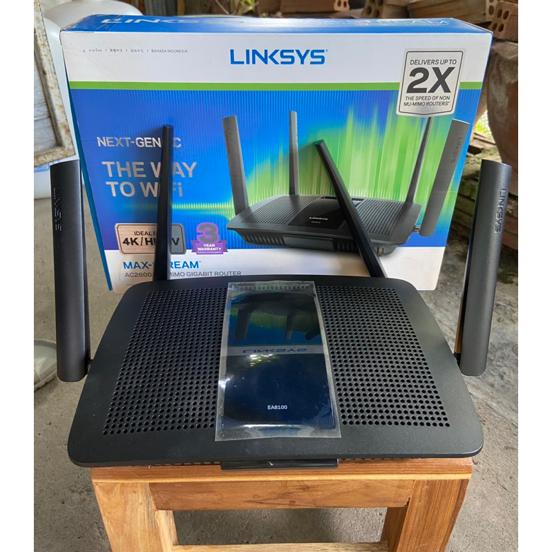 Linksys EA8100 AC2600 mu-mimo gigabit wifi router | Shopee Thailand