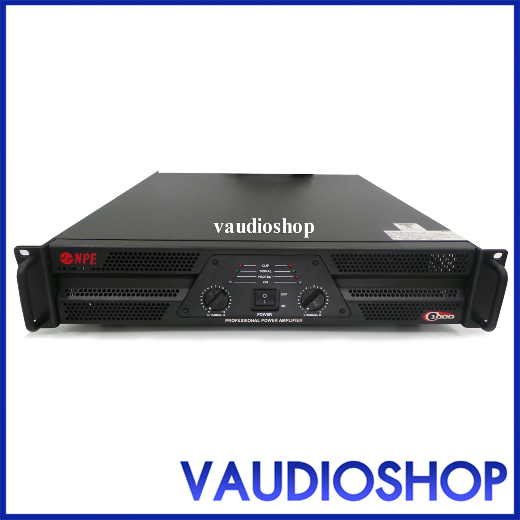 NPE C-1000 เพาเวอร์แอมป์ Power Amp แอมป์ เอ็นพีอี พาวเวอร์ แอมป์ ...