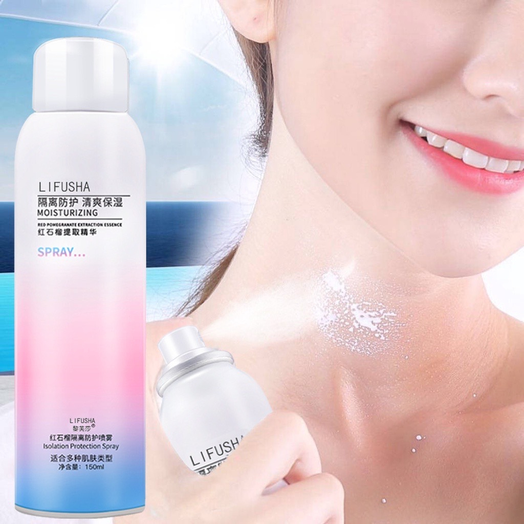 L300 สเปรย์กันแดด LIFUSHA ทับทิมแดง SPF50 PA++ บำรุงผิวให้ขาวชุ่มชื้น ...