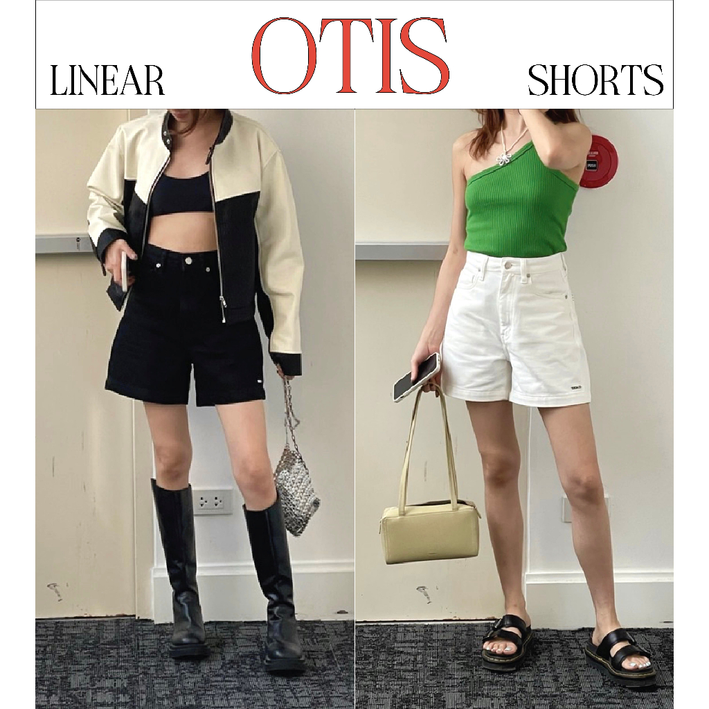 TGDA.CO - กางเกงยีนส์ขาสั้น Body girl รุ่น Otis Linear shorts (new ...