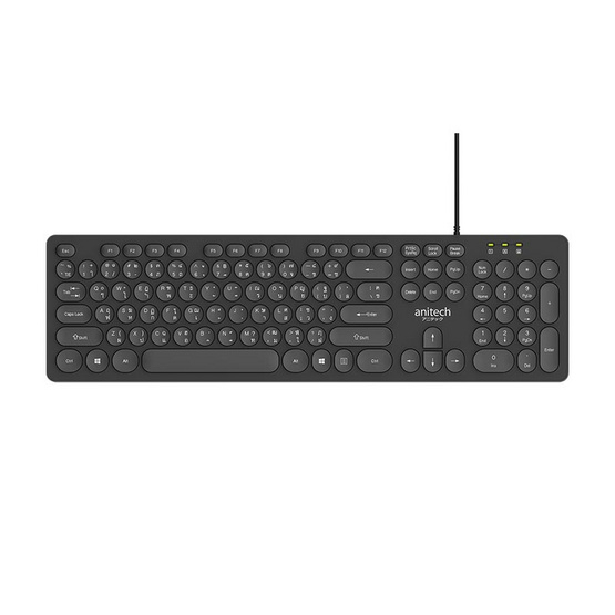 ANITECH WIRELESS KEYBOARD P203 (1Y) (IP7-001108) | Shopee Thailand
