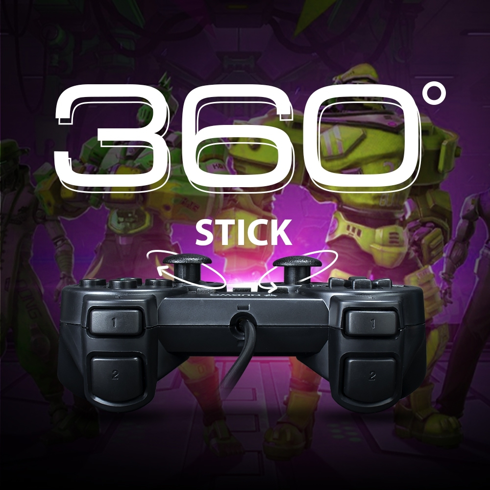 NUBWO จอยเกมส์ จอยเกมส์ PC จอย D-Input Controller สี Black ใช้งานกับ ...