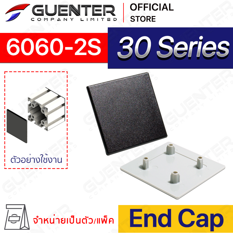End Cap 6060 - 2S – 30 Series (จำหน่ายแบบตัว/แพ็ค) ฝาปิดสำหรับโปรไฟล์ ...