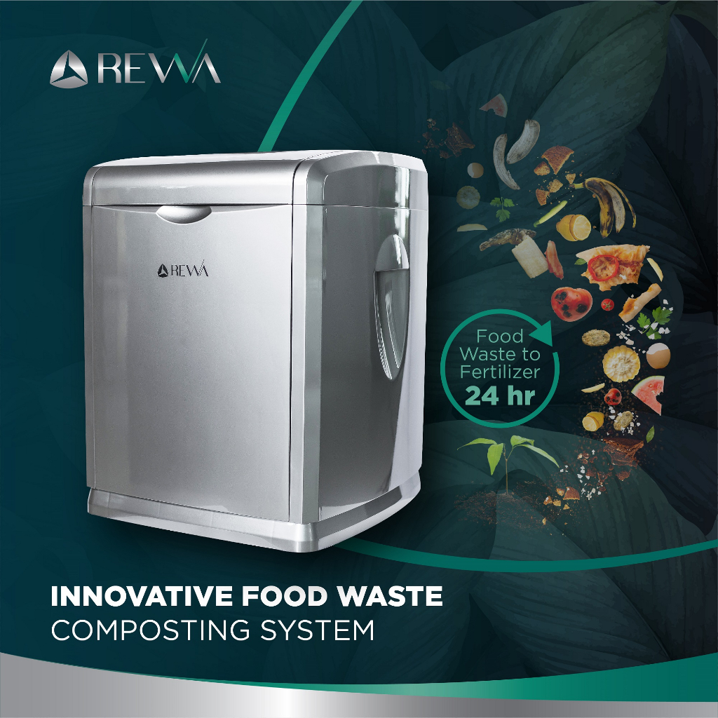 REWA Food Composter เครื่องย่อยขยะเศษอาหาร เปลี่ยนขยะเศษอาหารเป็นปุ๋ย ...