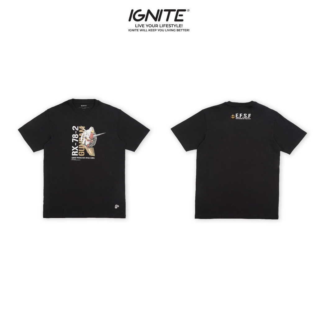 [พร้อมส่ง] IGNITE GUNDAM APPAREL เสื้อยืดกันดั้ม GUNDAM RX-78-2 ลิขสิทธิ์แท้ 100% | Shopee Thailand